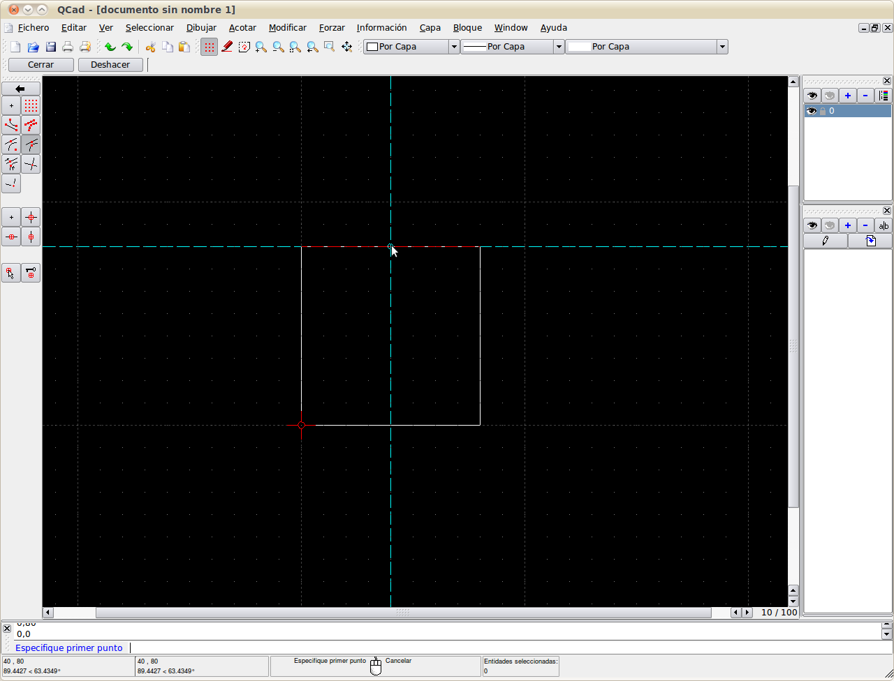 Tutorial Qcad: Ejercicio 5